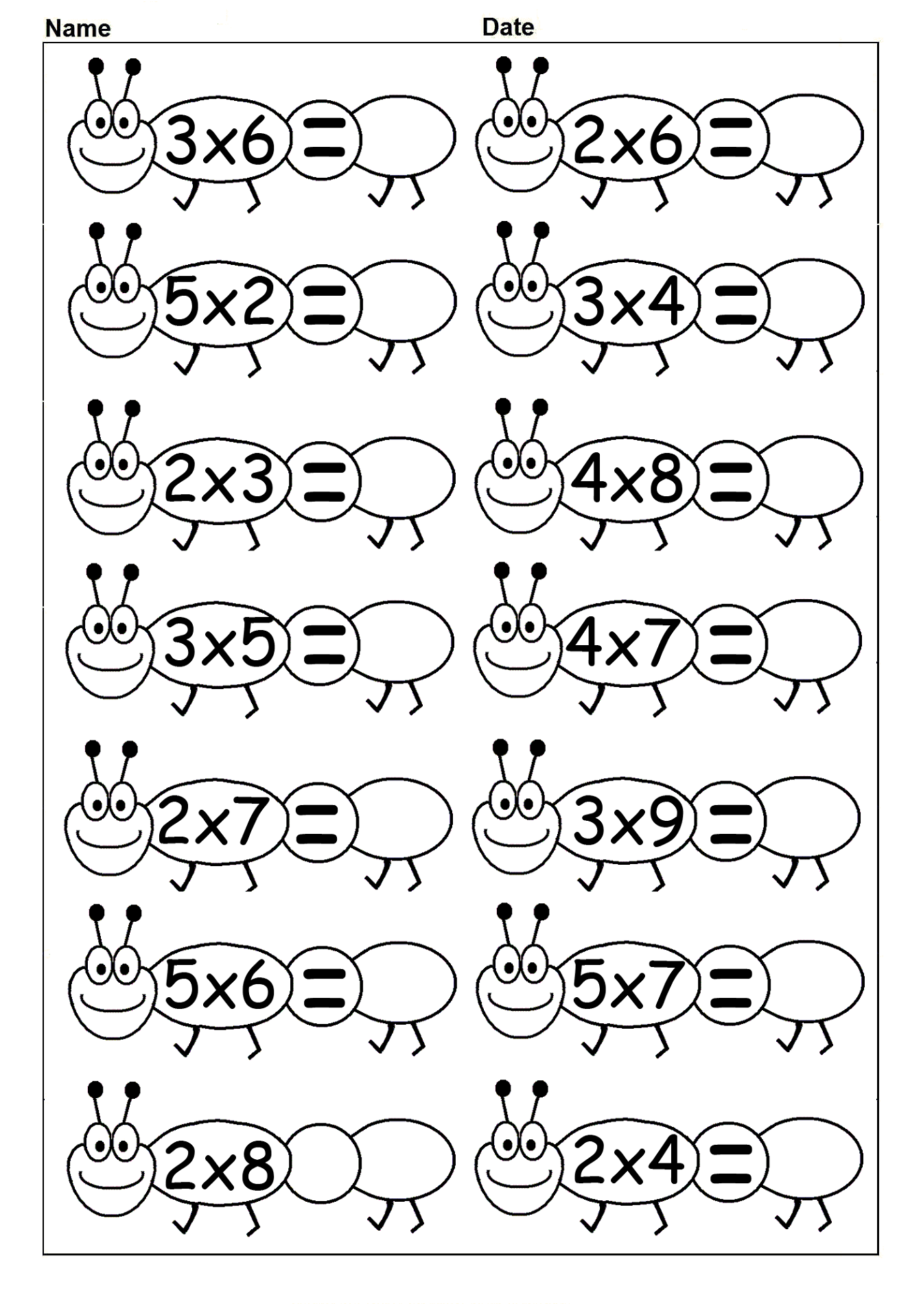 Multiplication Worksheets For Students Educative Printable
