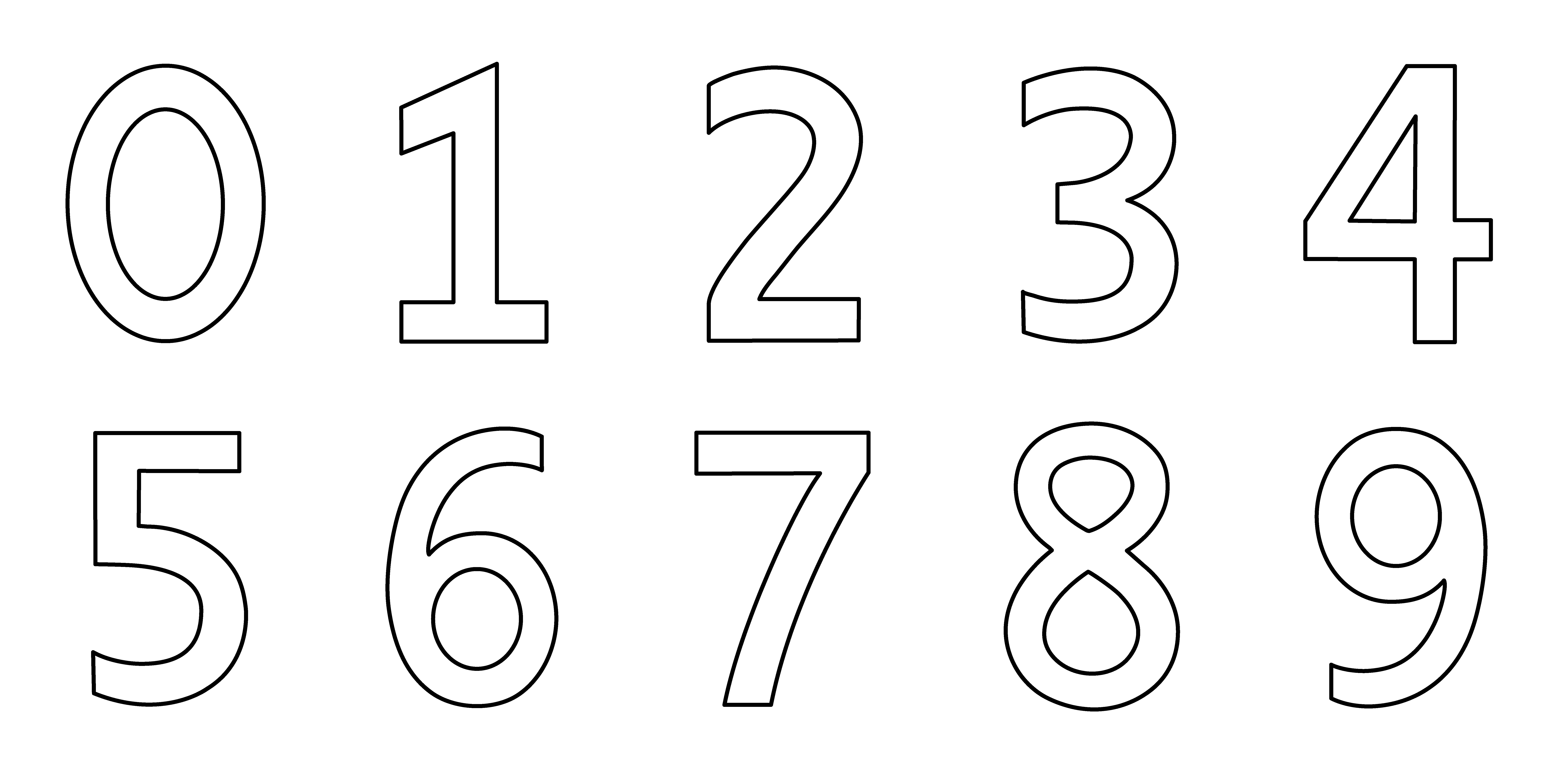 Number Coloring Pages To Print Educative Printable Number Coloring Pages To Print Educative Printable